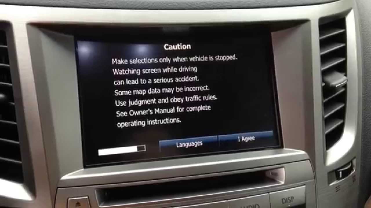 2014 Subaru Outback Navigation Issue - YouTube