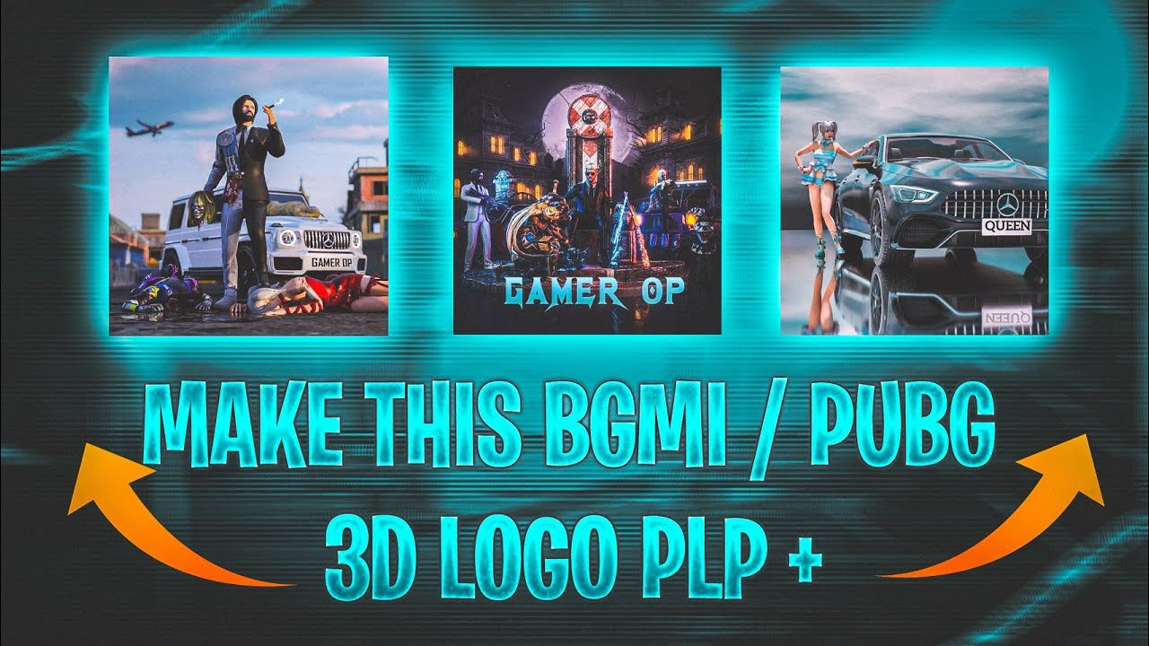 HOW TO MAKE BGMI / PUBG 3D LOGO ON ANDROID LIKE @Daku Gaming | PLP FILE ...
