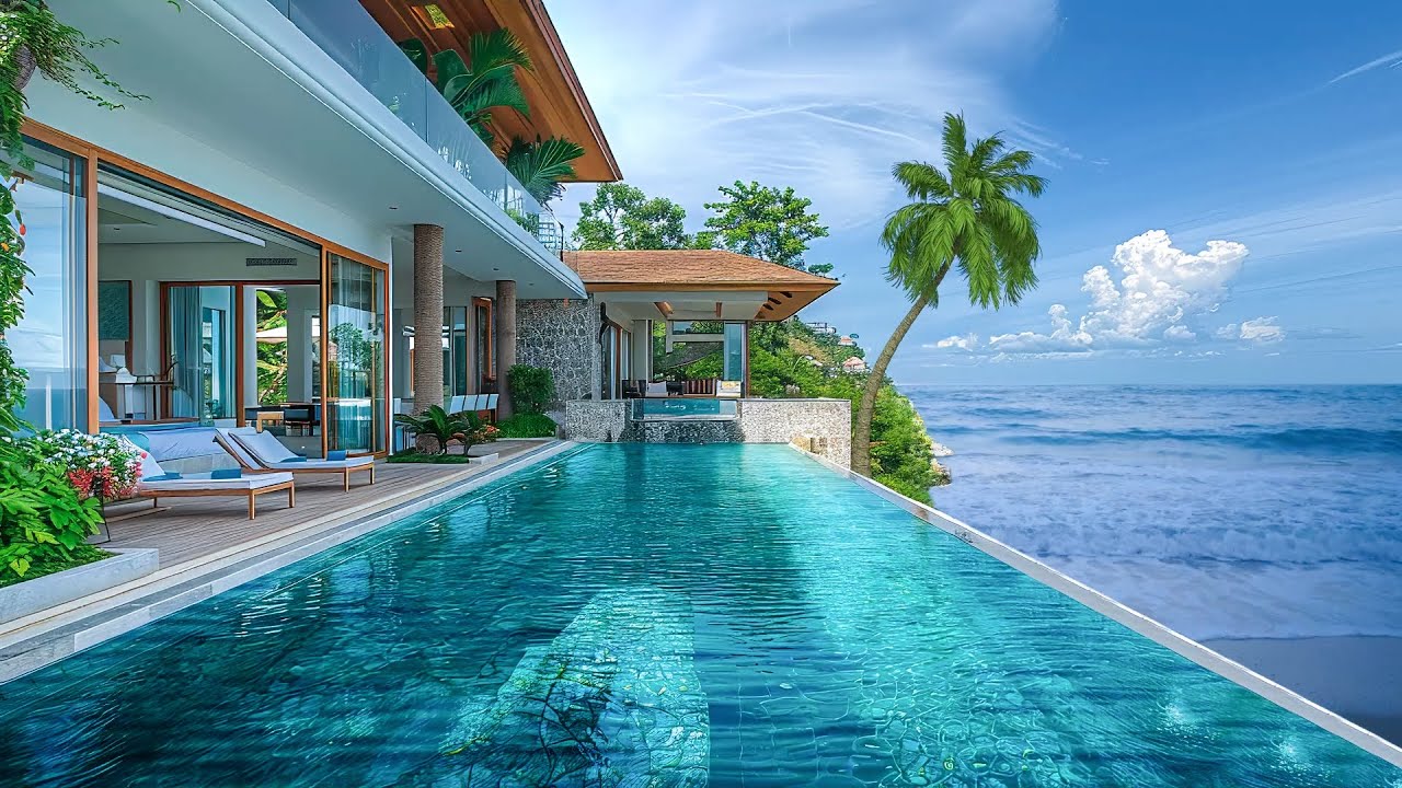 Happy and Unwind with the Soothing Sound of Deep Ocean | Tropical ...