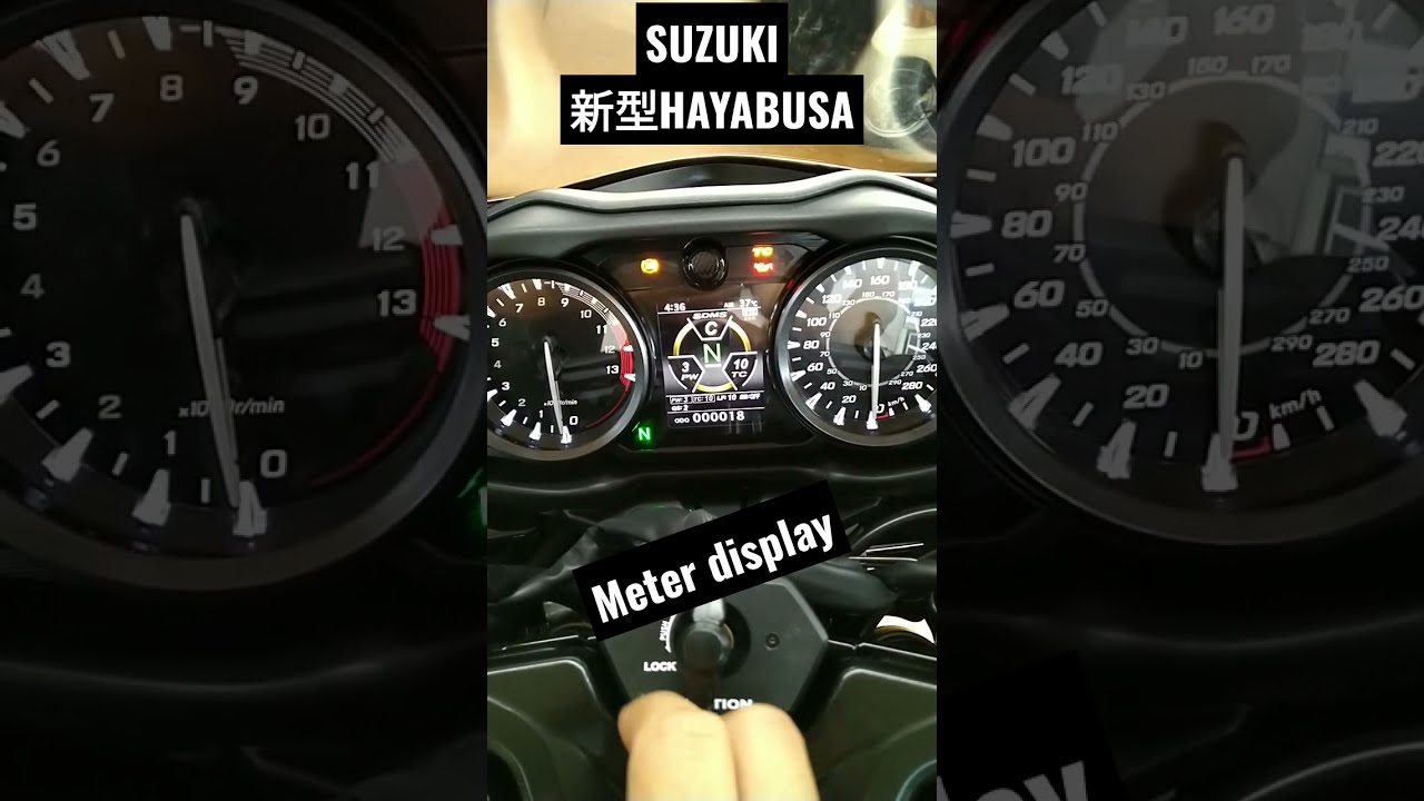 新型HAYABUSA Meter displayメーターディスプレイ #shorts - YouTube