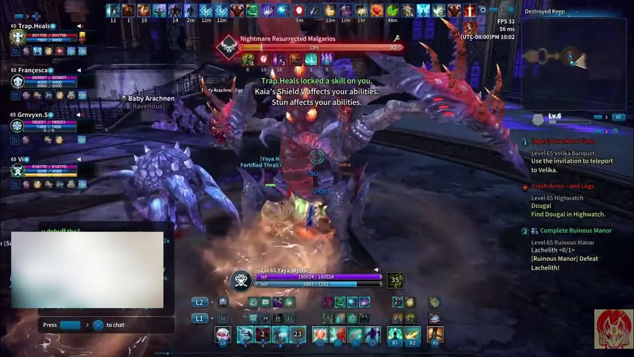 TERA ONLINE : RMHM HEALING ON MY MYSTIC POV PS4 PRO - YouTube