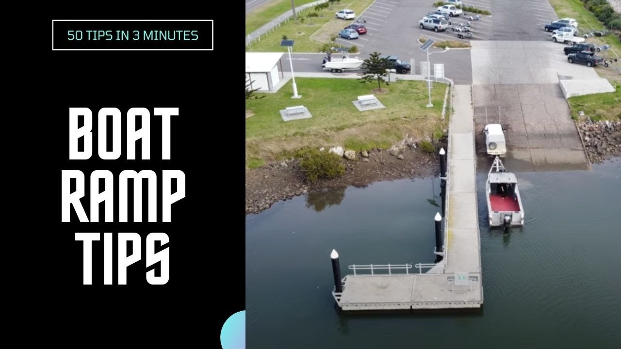 Tips for Boat Ramps! How to easily launch and retrieve a boat- 50 ...