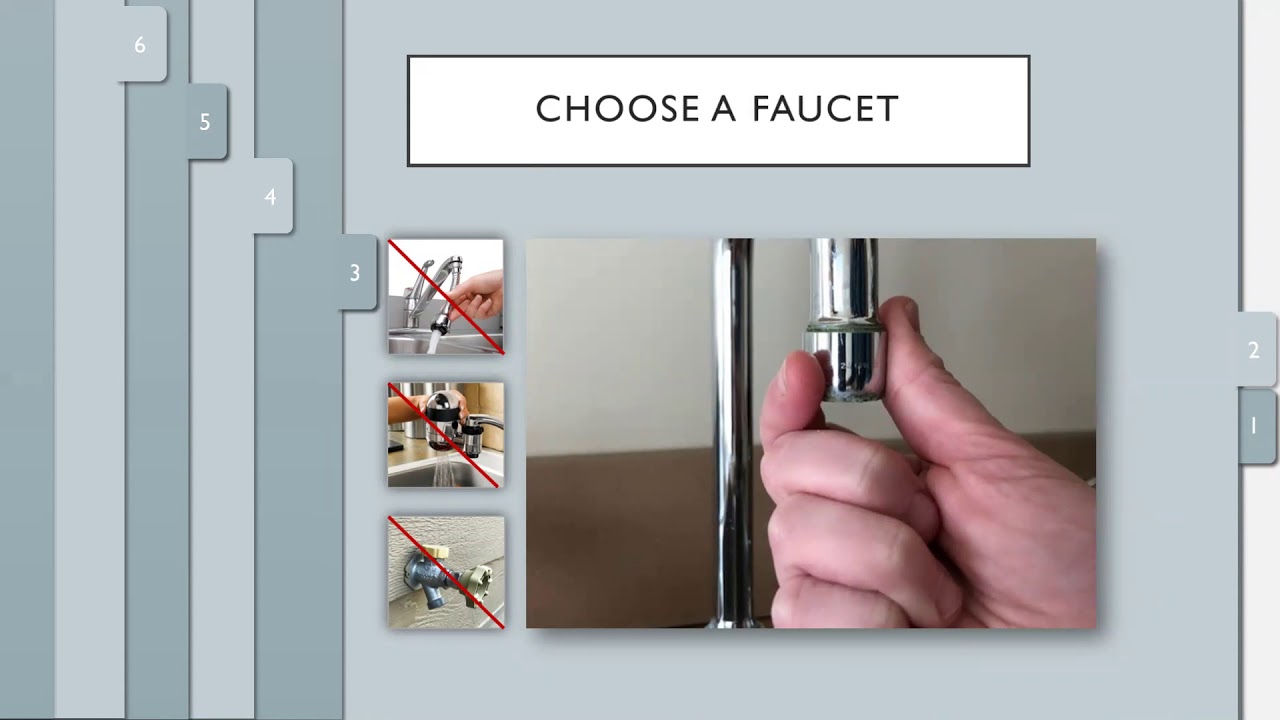 How to collect a drinking water sample - YouTube