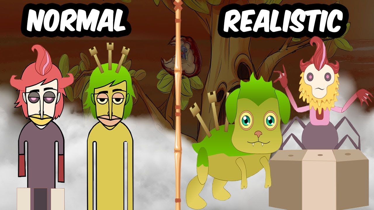 MonsterBox TUTOR'S ISLAND NORMAL VS REALISTIC I My Singing Monsters TLL ...