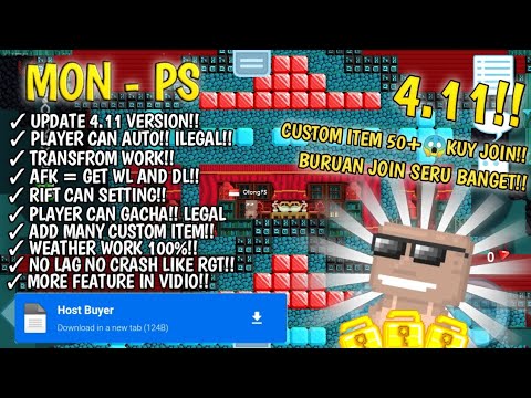 HAVE 50+ CUSTOM ITEMS!!😱 | GROWTOPIA PRIVATE SERVER TERBARU | BEST GTPS ...
