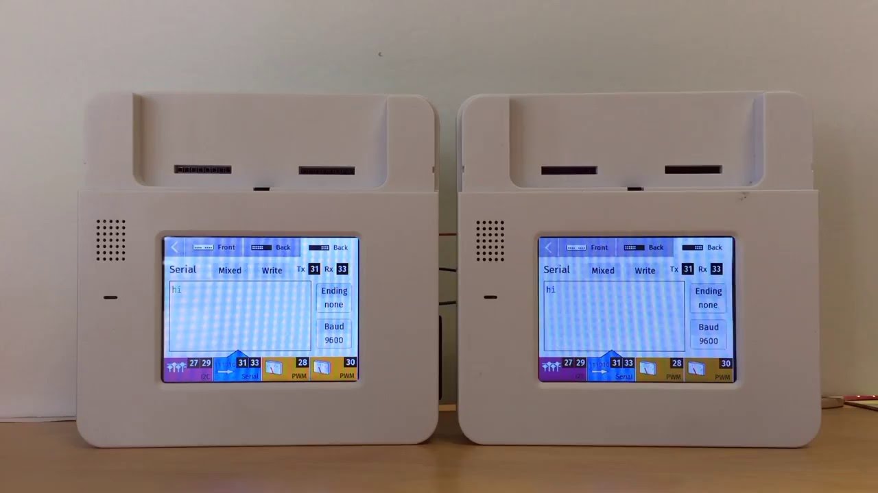 Serial Communication with Kinoma Create - YouTube