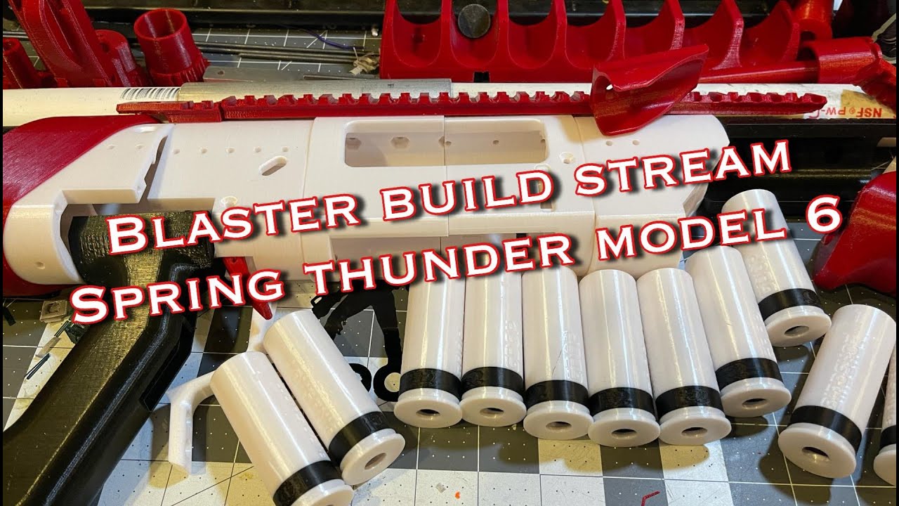 Blaster Build Stream - Spring Thunder Model 6 - YouTube