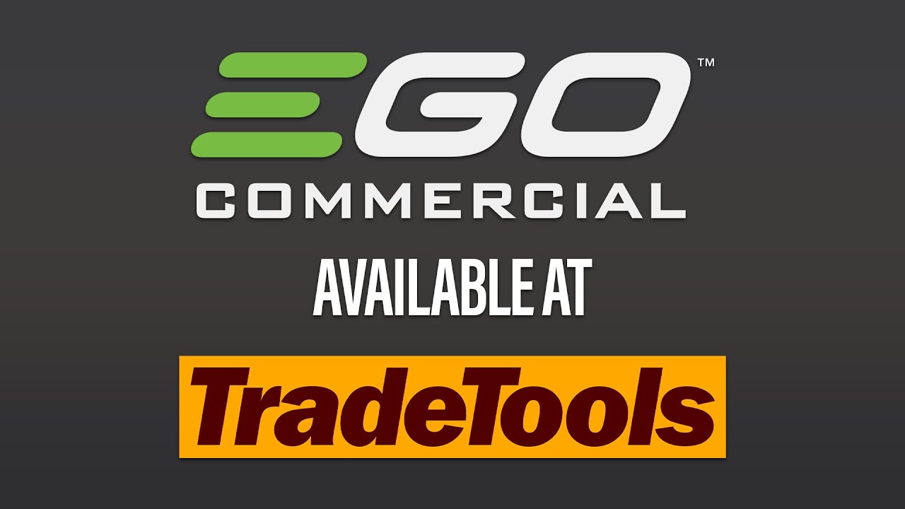 EGO Commercial Range available at TradeTools! - YouTube