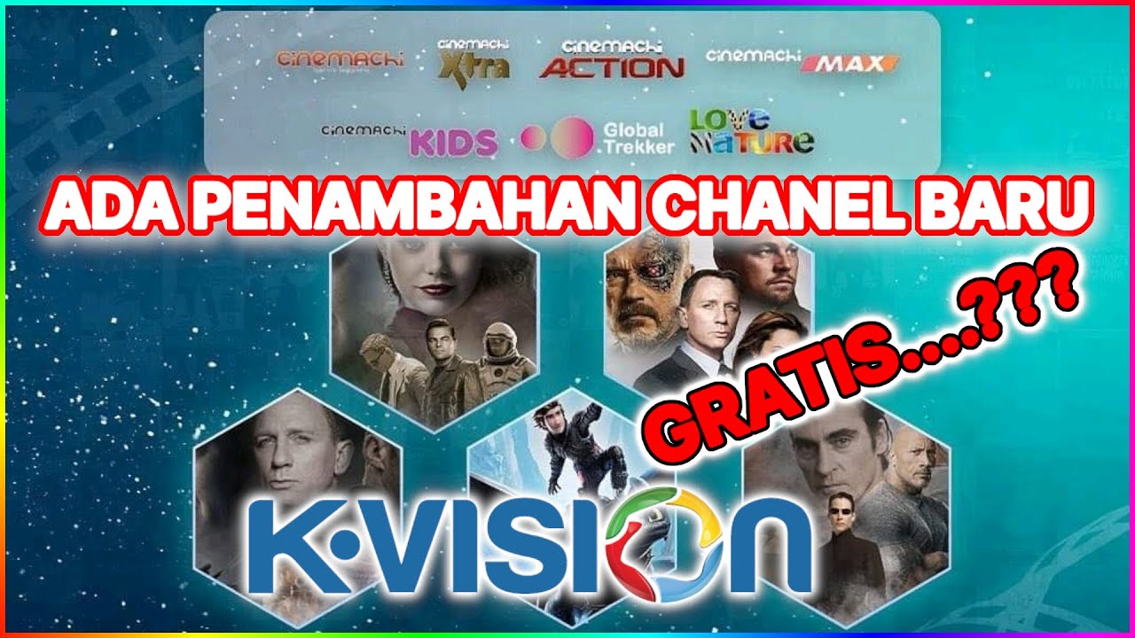 ada penambahan chanel baru di kvision, pengganti hbo, dan gratis ...
