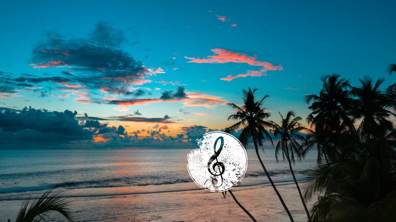 Sunset natural wave sound with Piano Music - Beautiful Relax Music ...