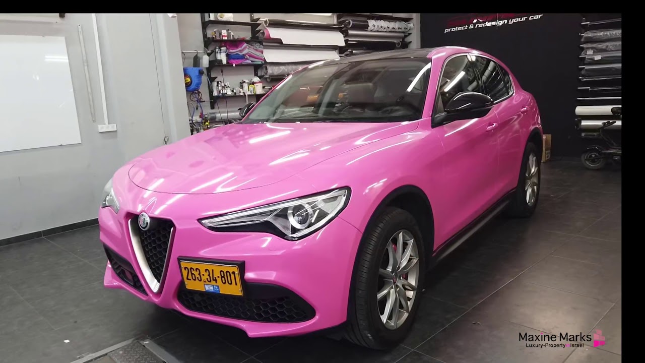 Alfa Romeo Stelvio - From White to Pink - YouTube