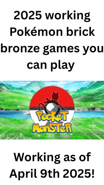 *Working* How to play Pokemon brick bronze (Roblox Pbb) in 2025 - YouTube