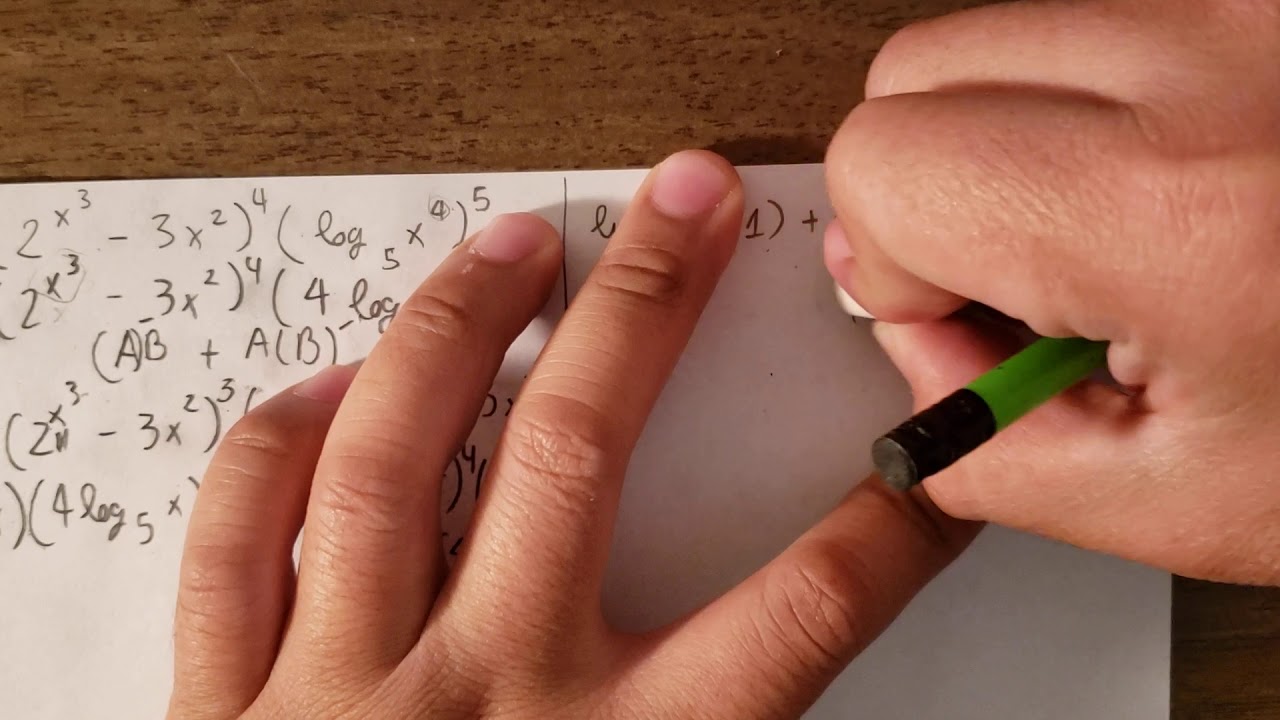 Calculus Help: Advanced Derivative of Logarithmic Function - YouTube