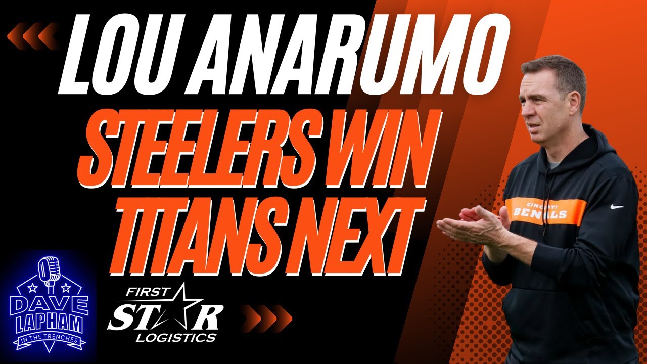 Bengals DC Lou Anarumo | Steelers Win - Tennessee Titans Next - YouTube