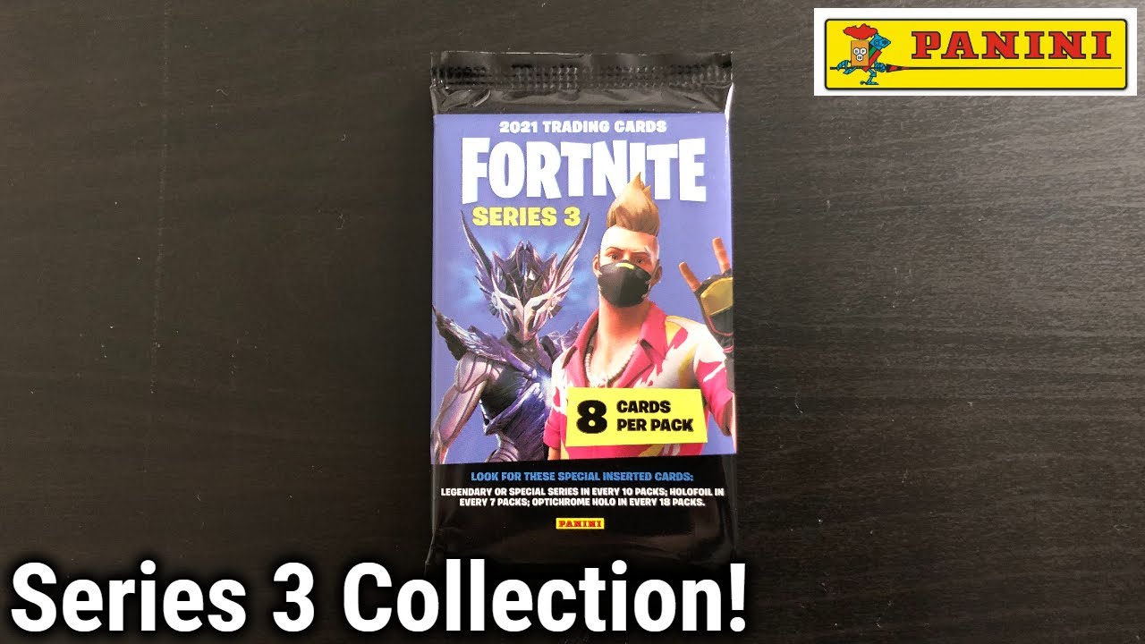 Pack Opening! - Panini Fortnite Series 3 Trading Card Collection ...