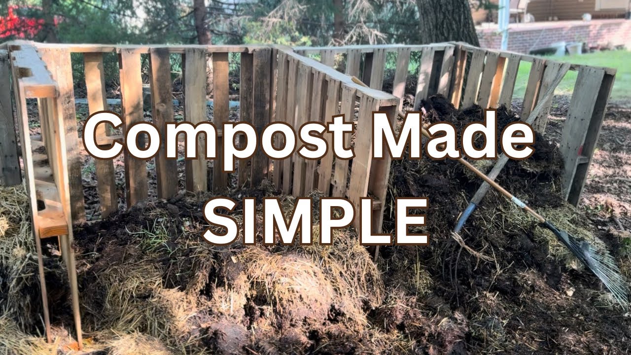 COMPOSTING for Beginners (CHEAP & EASY) | Goat Manure Compost | DIY ...