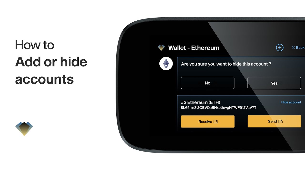 How to add or hide accounts - YouTube