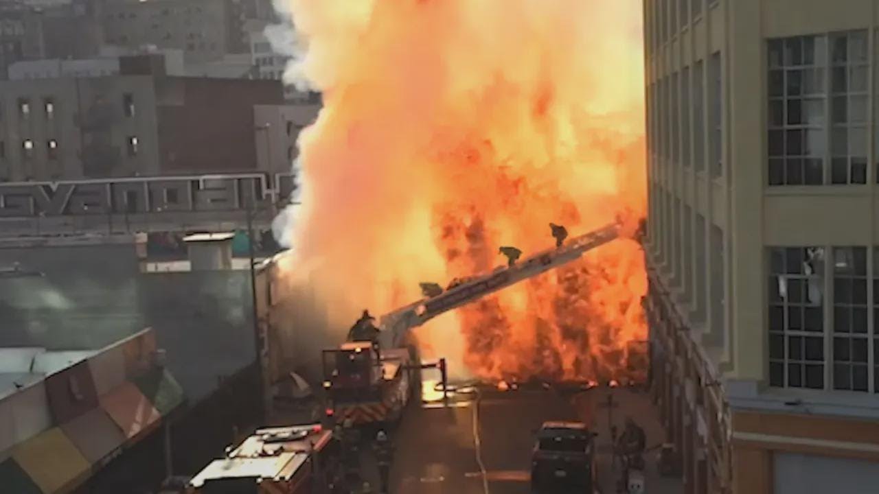 Pesadilla para bomberos: el incendio en Boyd Street - YouTube