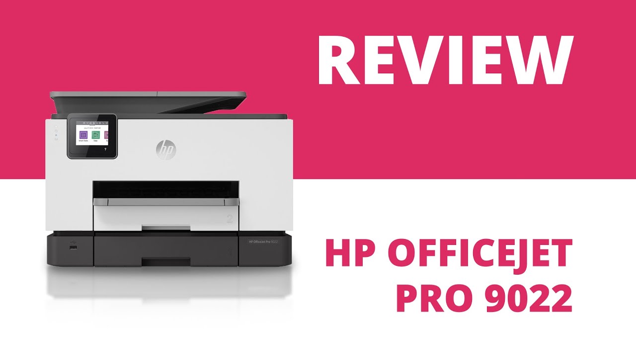HP OfficeJet Pro 9022 A4 Colour Multifunction Inkjet Printer - YouTube