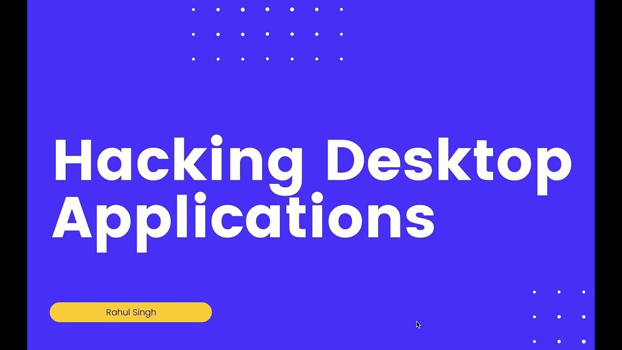 Live Hacking Desktop Applications 2022 | ElectronJS Application - YouTube