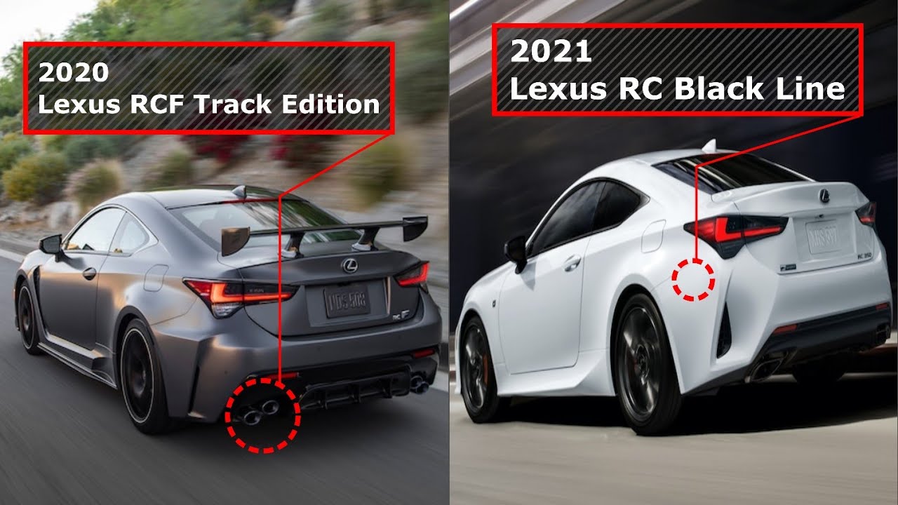 LEXUS 2021 RC Black Line & 2020 RCF Track Edition | How to Car ...