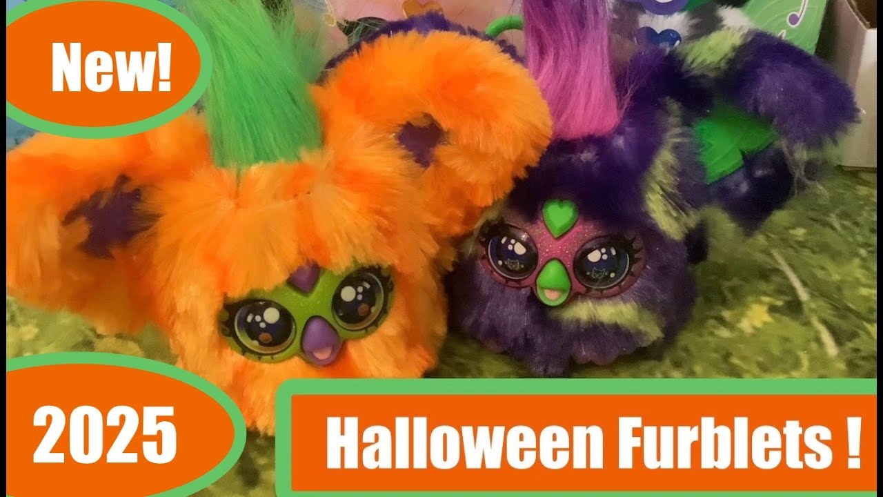 Just Released! Furby Furblets Fall 2 Pack Trick-Ee & Boo-Kin Unboxing ...