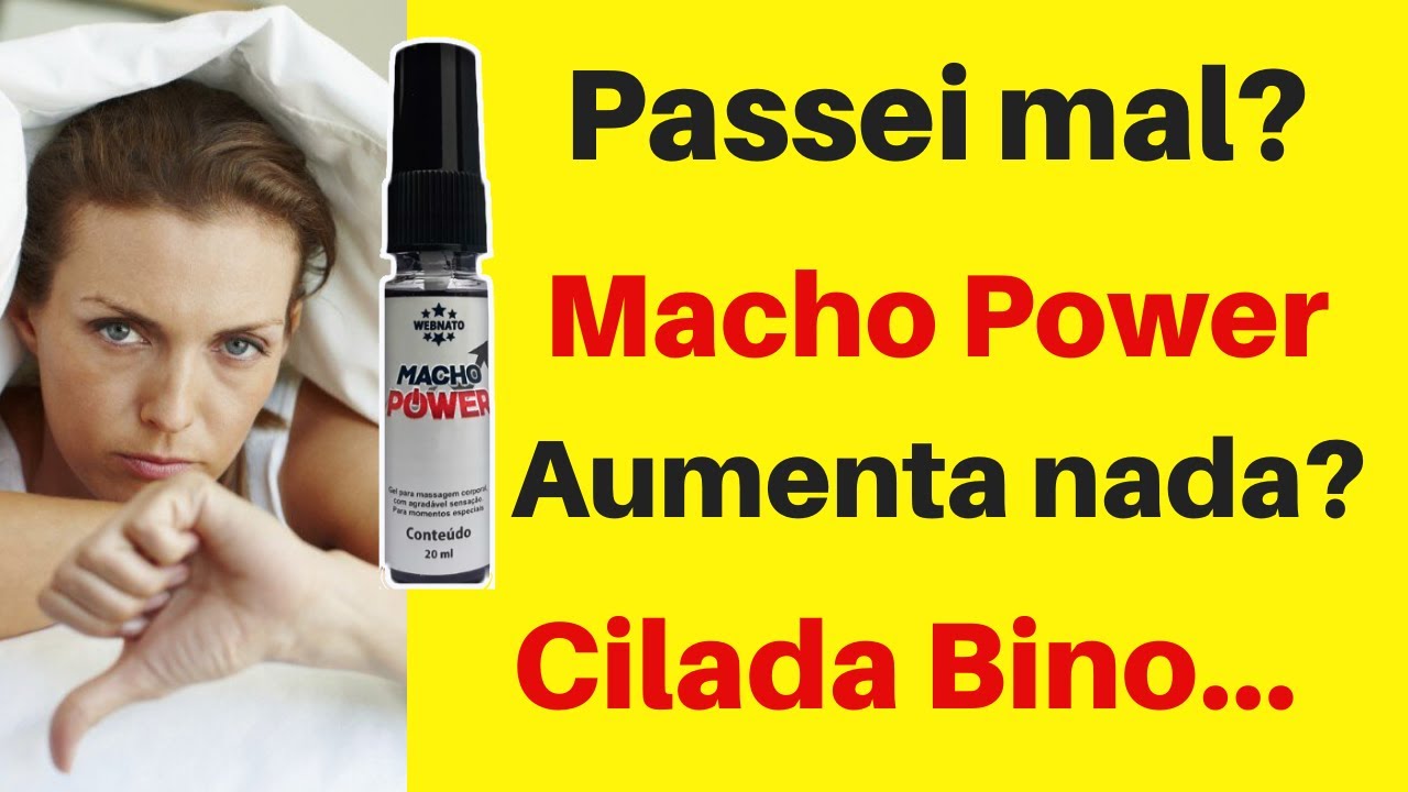 MACHO POWER | Macho Power FUNCIONA ? MACHO POWER Funciona MESMO ...
