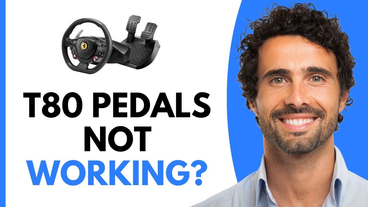 FIX THRUSTMASTER T80 PEDALS NOT WORKING (2025) - YouTube