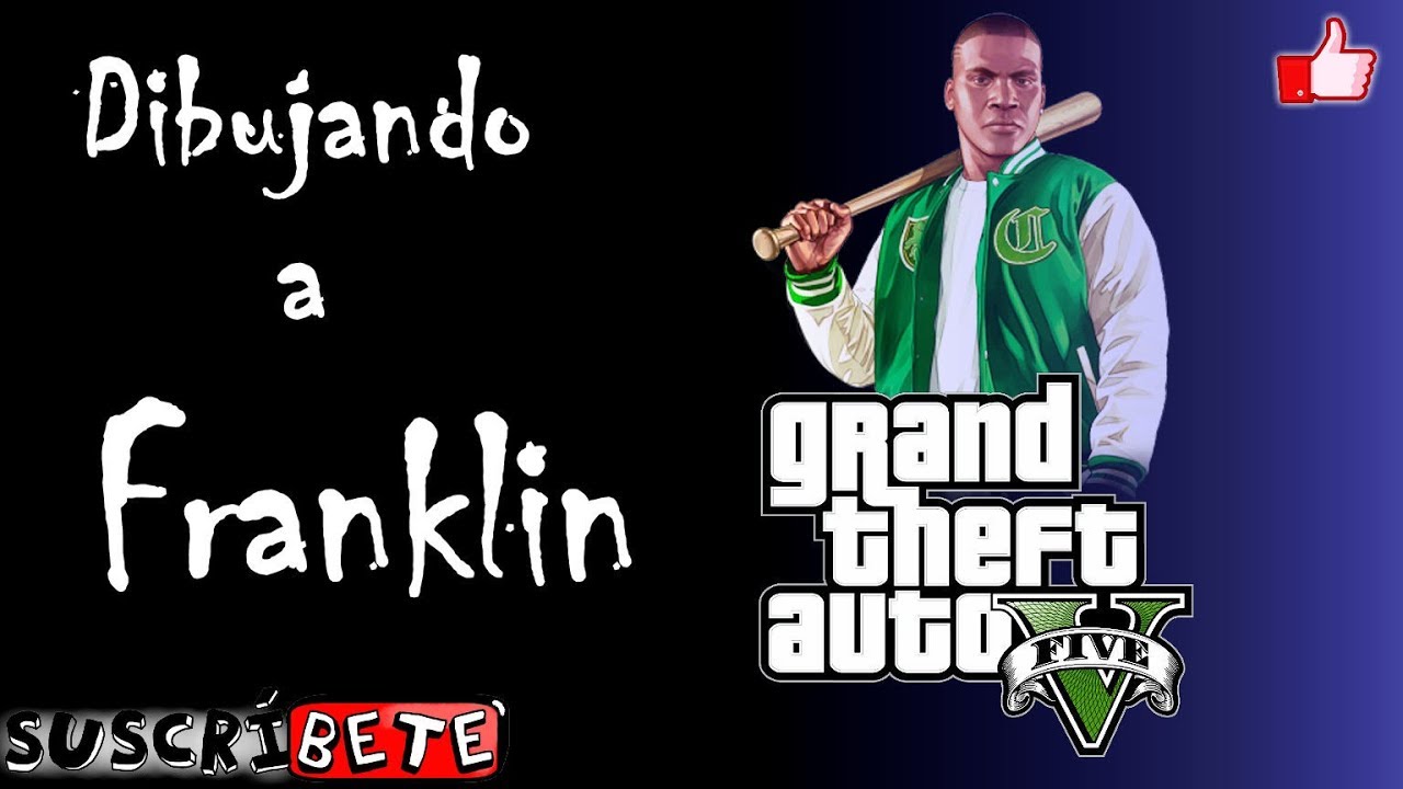 Dibujando a Franklin - Grand Theft Auto V "Speed Drawing ...