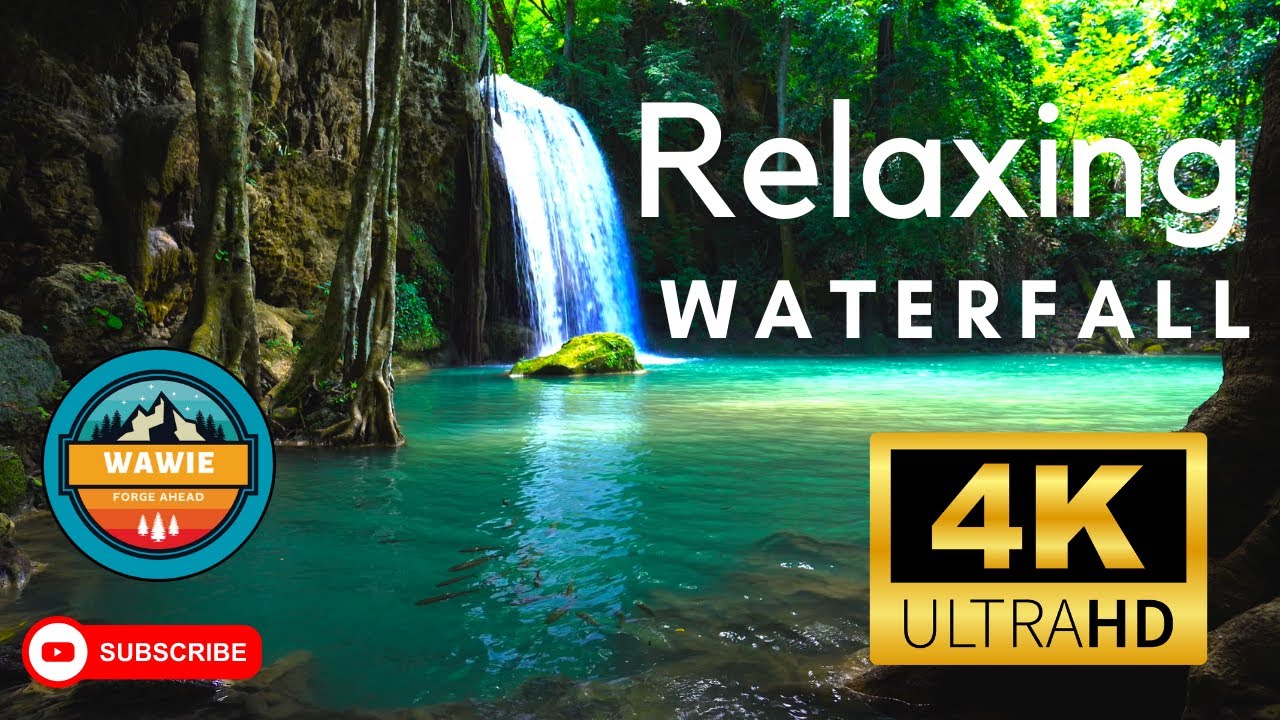 4K Ultimate Serenity: Your Personal Waterfall Retreat | Relaxing ...