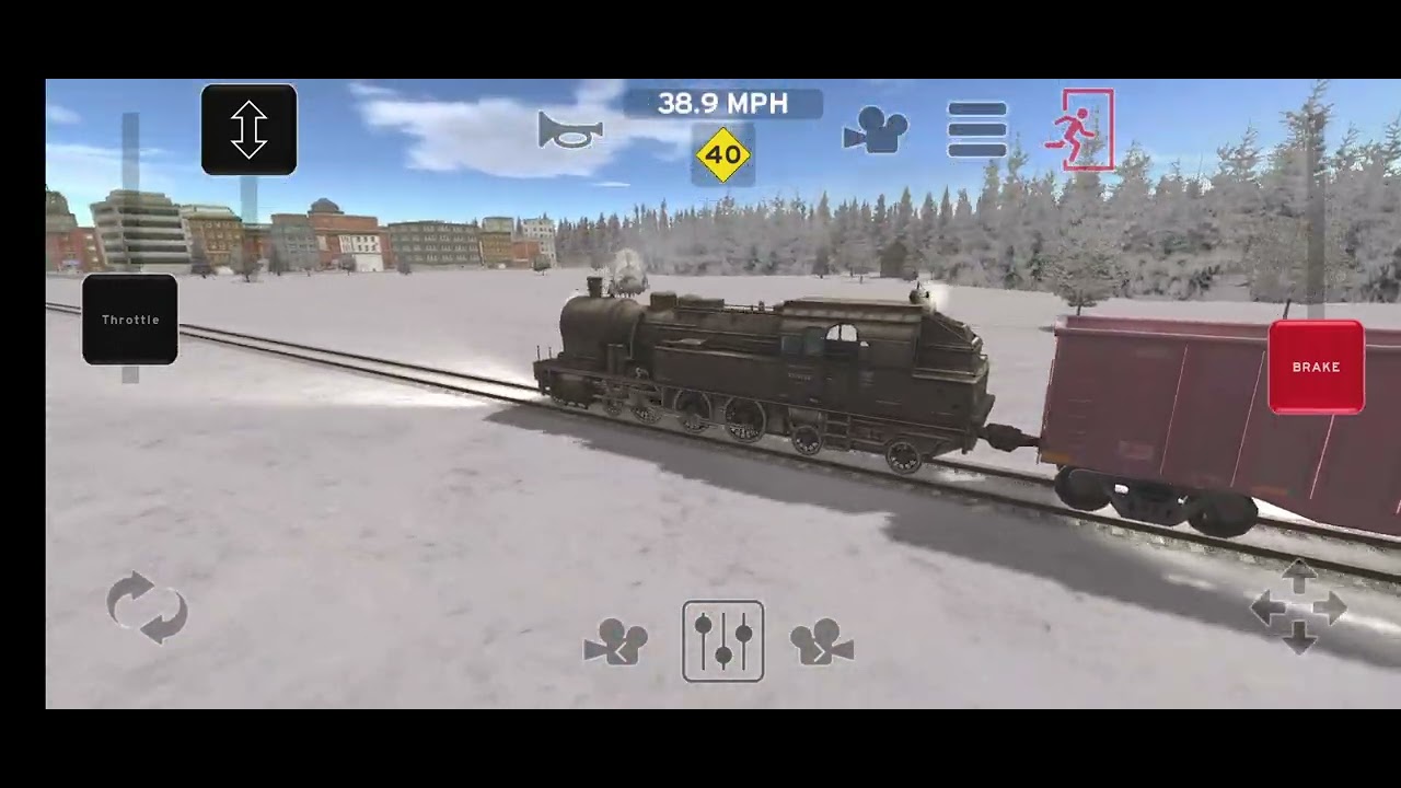 Train & Rail Yard Simulator Gameplay Speedy Steam Locomotive - YouTube