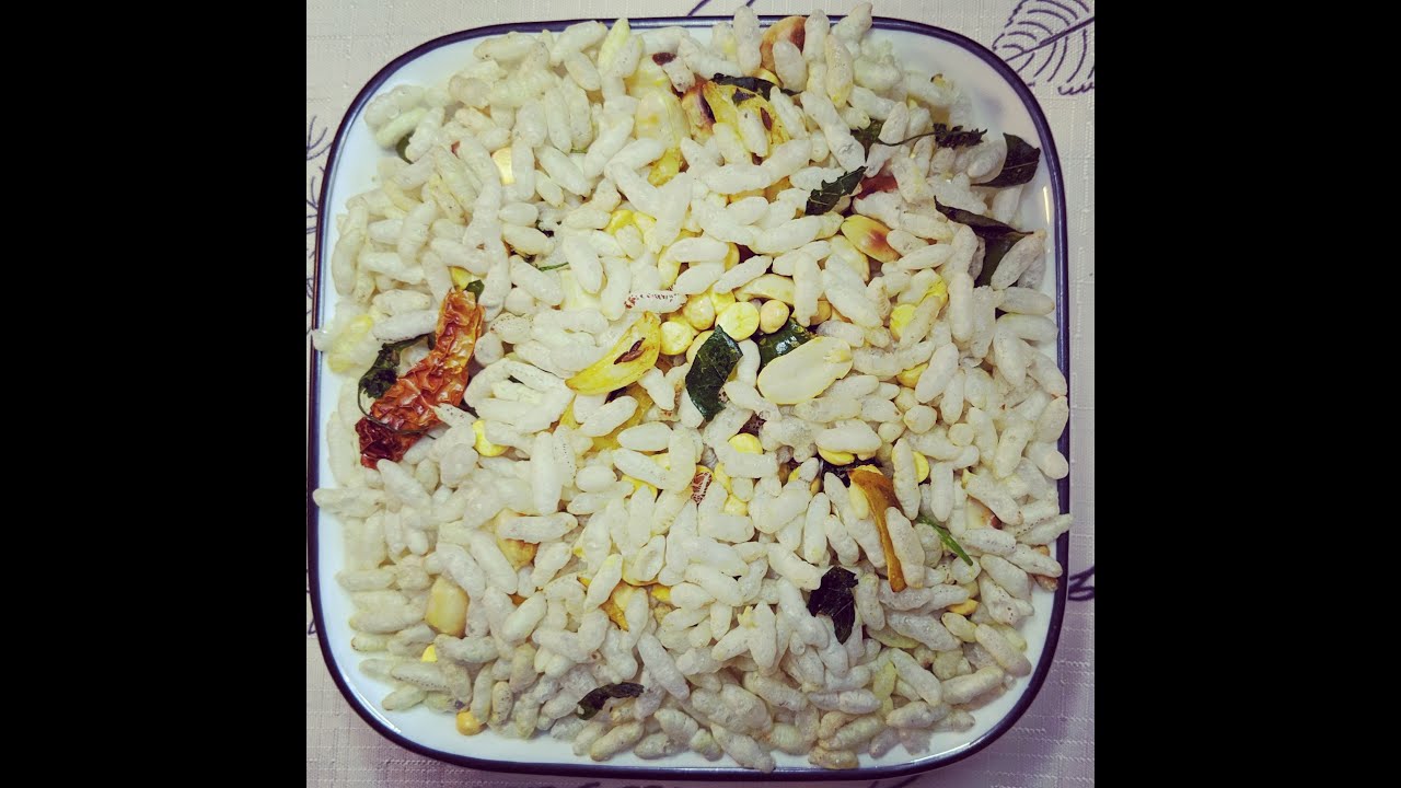 Simple Diet Friendly Puffed Rice Snack | No Oil Snack | Healthy & Quick ...