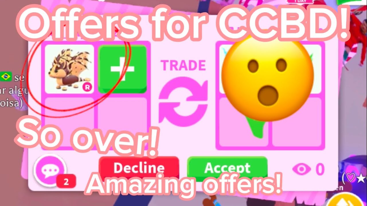 OMG! NO WAY THEY ARE THAT OVER! Offers for Ride CCBD! Adopt me trading ...