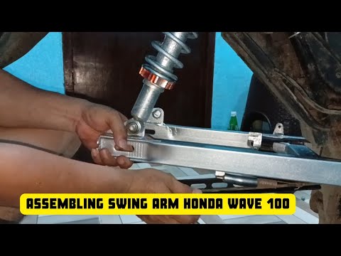 Paano ko ikinabit ang swing arm ng honda wave 100 Part 3! - YouTube