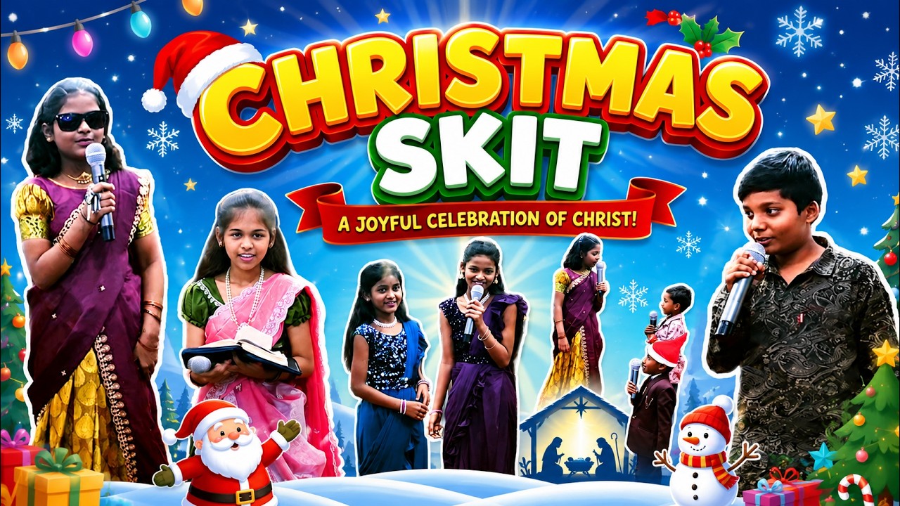 Sunday school Kids Christmas Skit || Christ Centered Church || - YouTube
