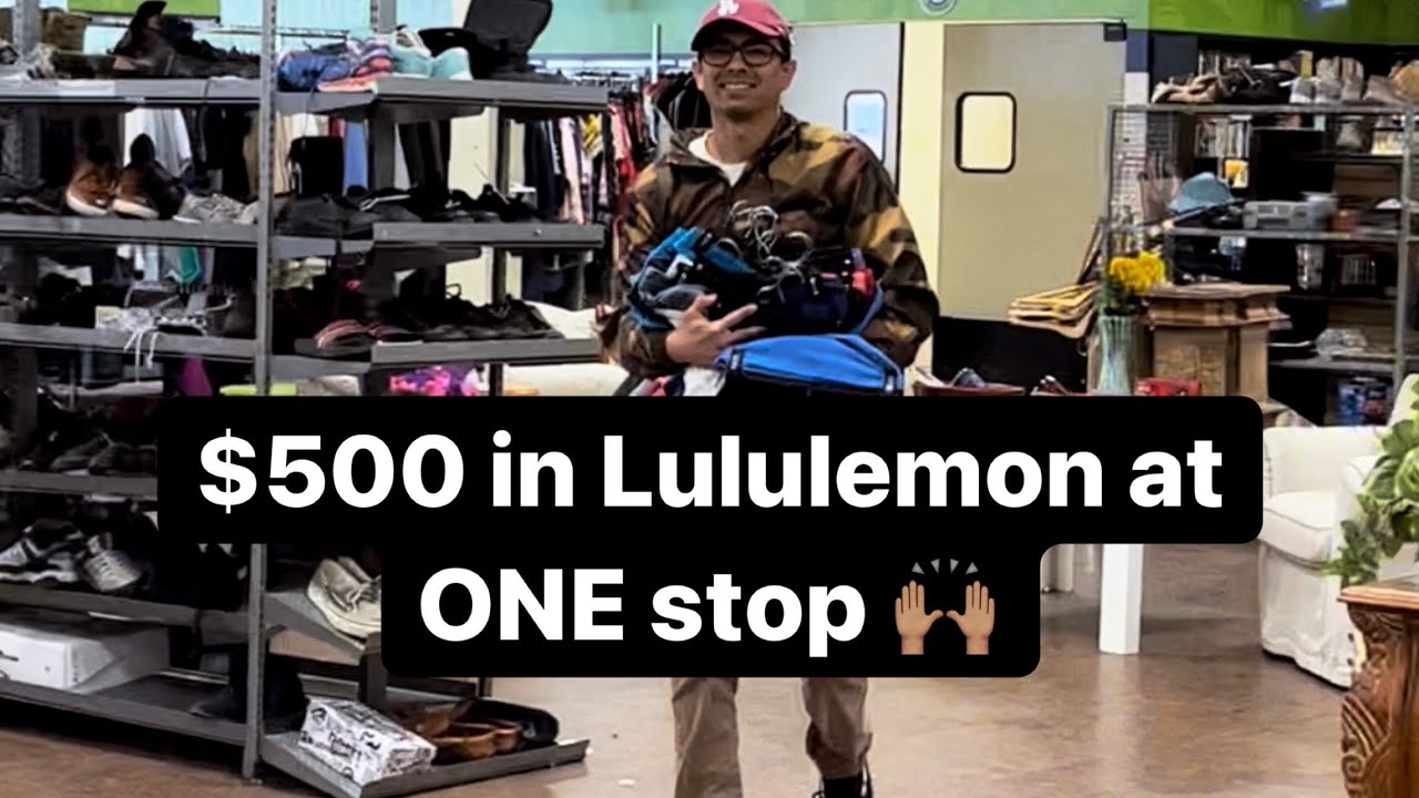 $500 Lululemon haul from ONE Thrift Store! Plus a few other pretty ...