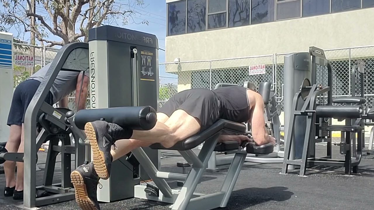 1 Leg Leg Curl - YouTube