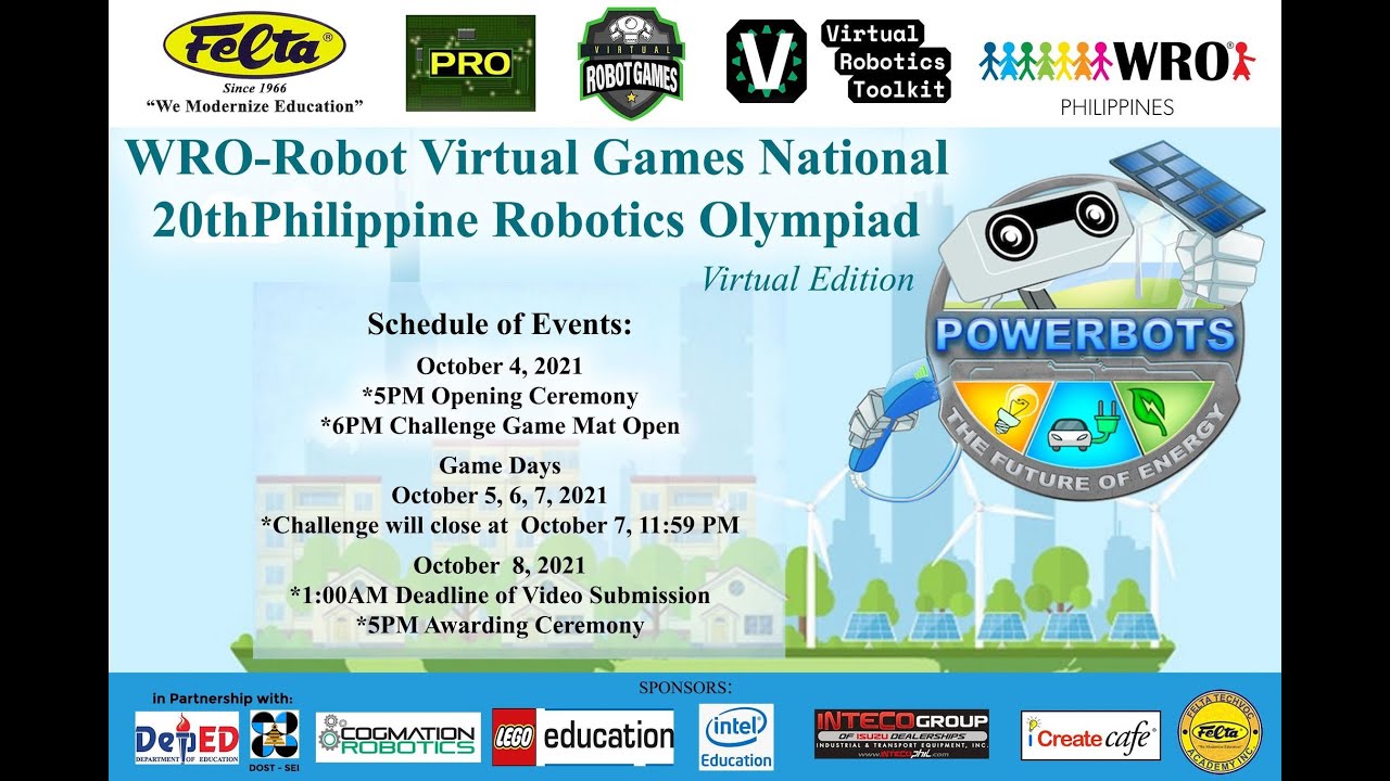 WRO-ROBOT VIRTUAL GAME NATIONAL OPENING CEREMONY - YouTube