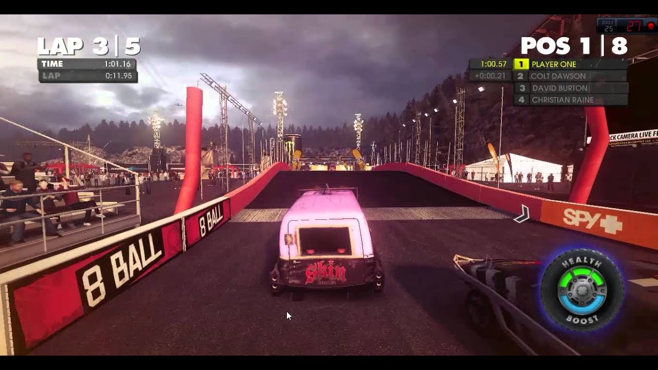 ATI Mobility Radeon HD 5470 Test - Dirt Showdown Demo - YouTube