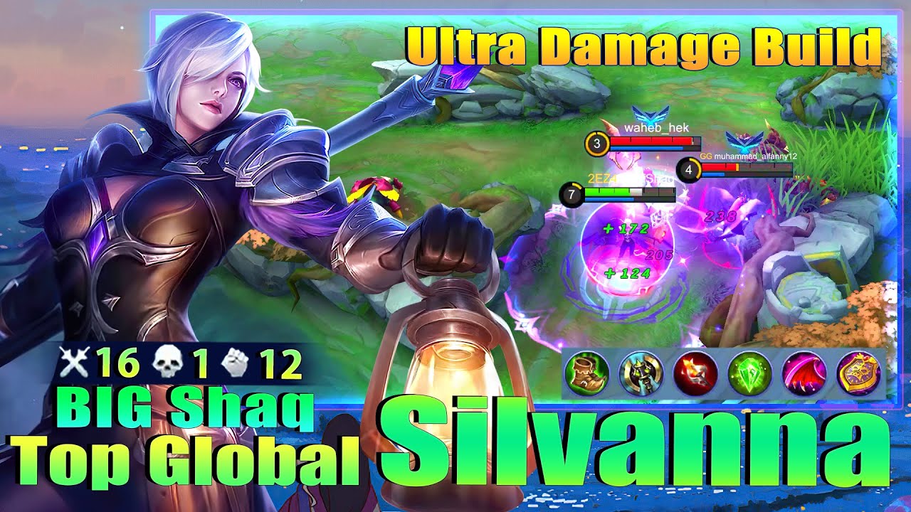 Silvana 2020 Ultra Damage Build! Silvanna Gameplay by BIG Shaq ~ Mobile ...