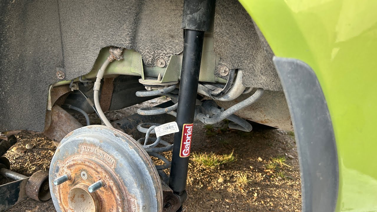 2011 Ford Fiesta Rear Shock Replacement - YouTube