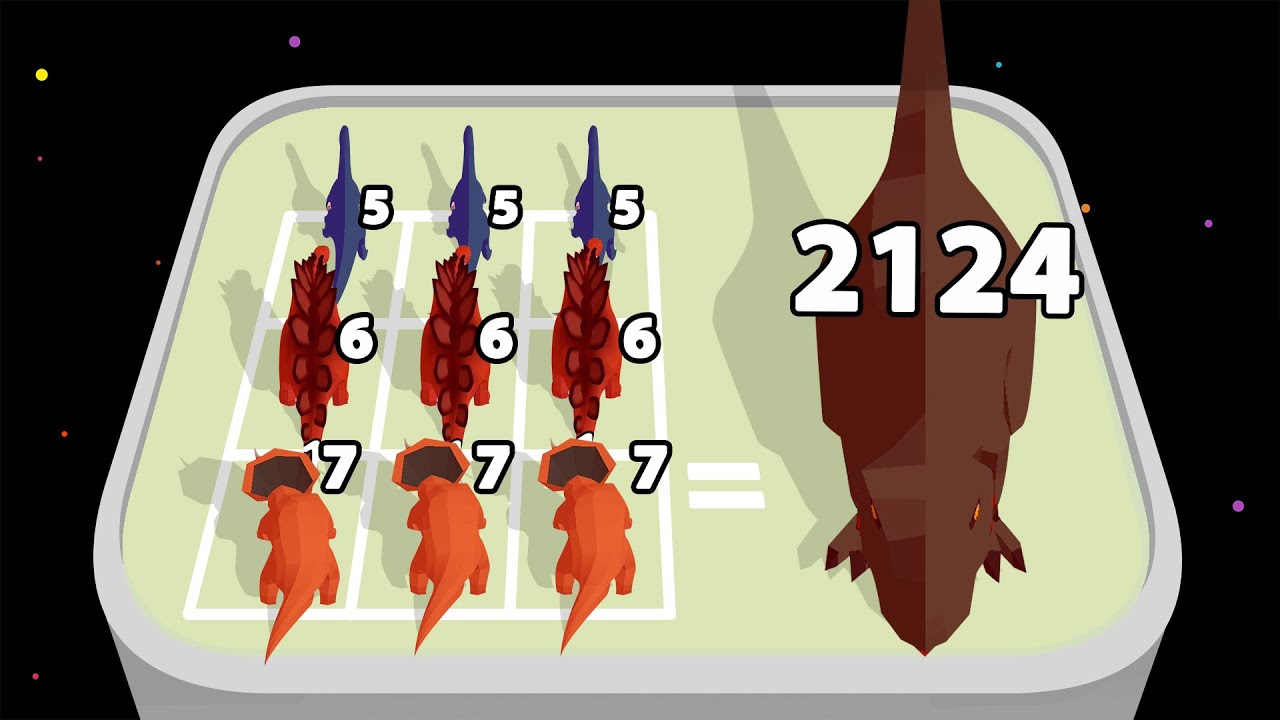 DINO MERGE ATTACK - Dinosaur Evolution, Merge Conquer, Merge Master ...