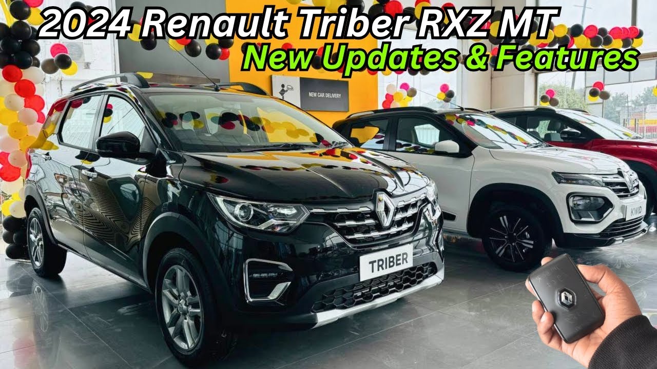 2024 Renault Triber RXZ Black Colour Full Detailed Review ️ New Updates ...