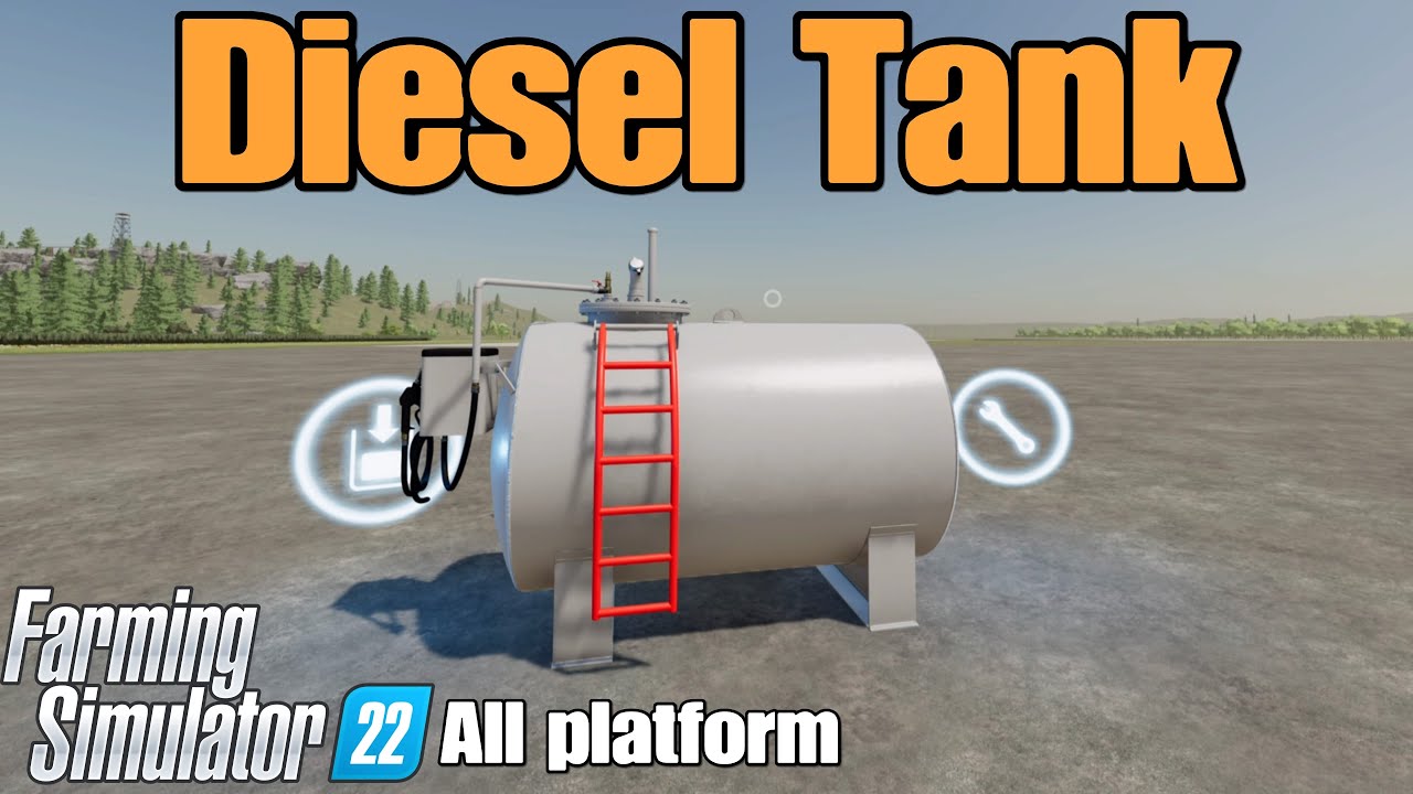 Diesel Tank 5000l / FS22 mod for all platforms - YouTube