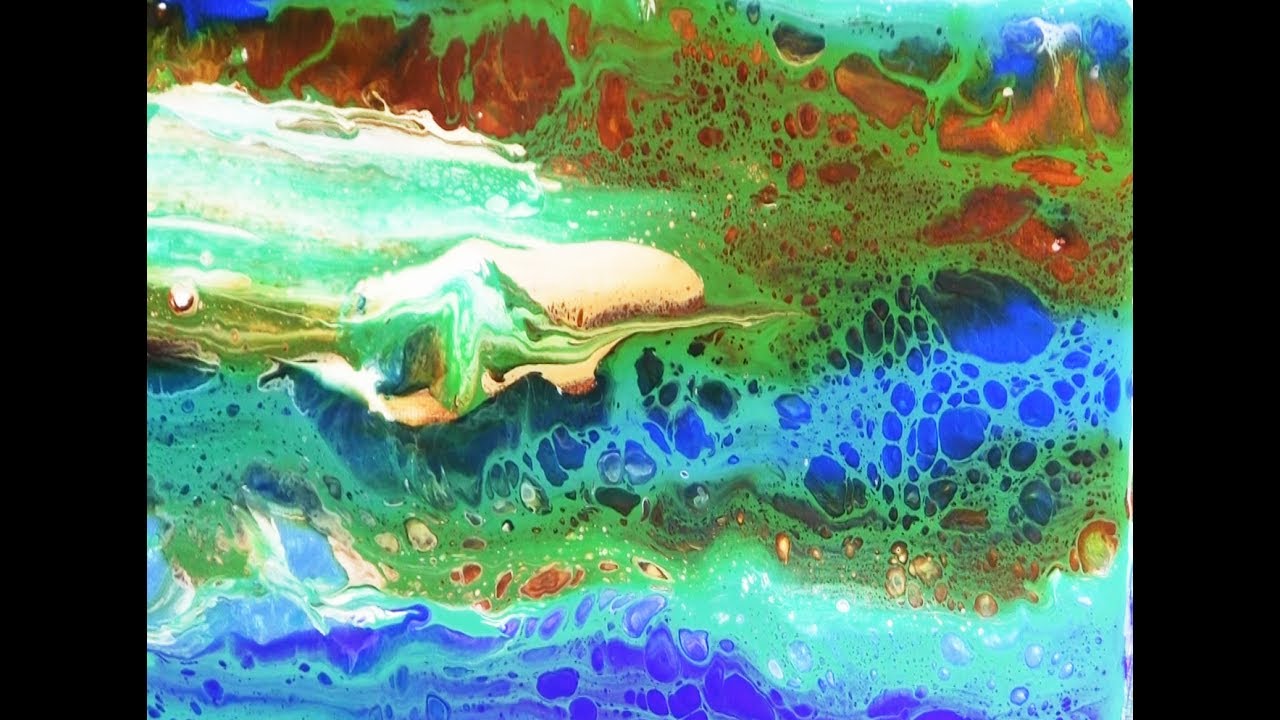 Day 12 Colour Swipe Technique and Primary Elements by Leslie Ohnstad ...