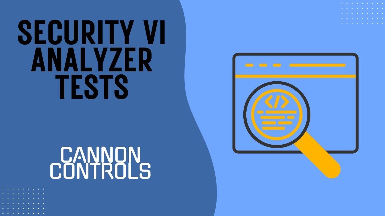 Security VI Analyzer Tests - YouTube