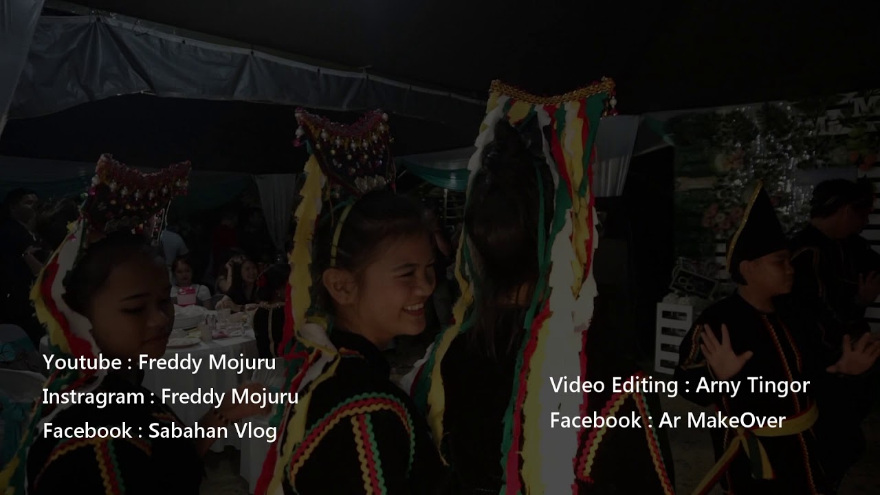 2 Tarian tradisi SUKU KIMARAGANG dan SUKU TOMBONUO // only in Borneo ...