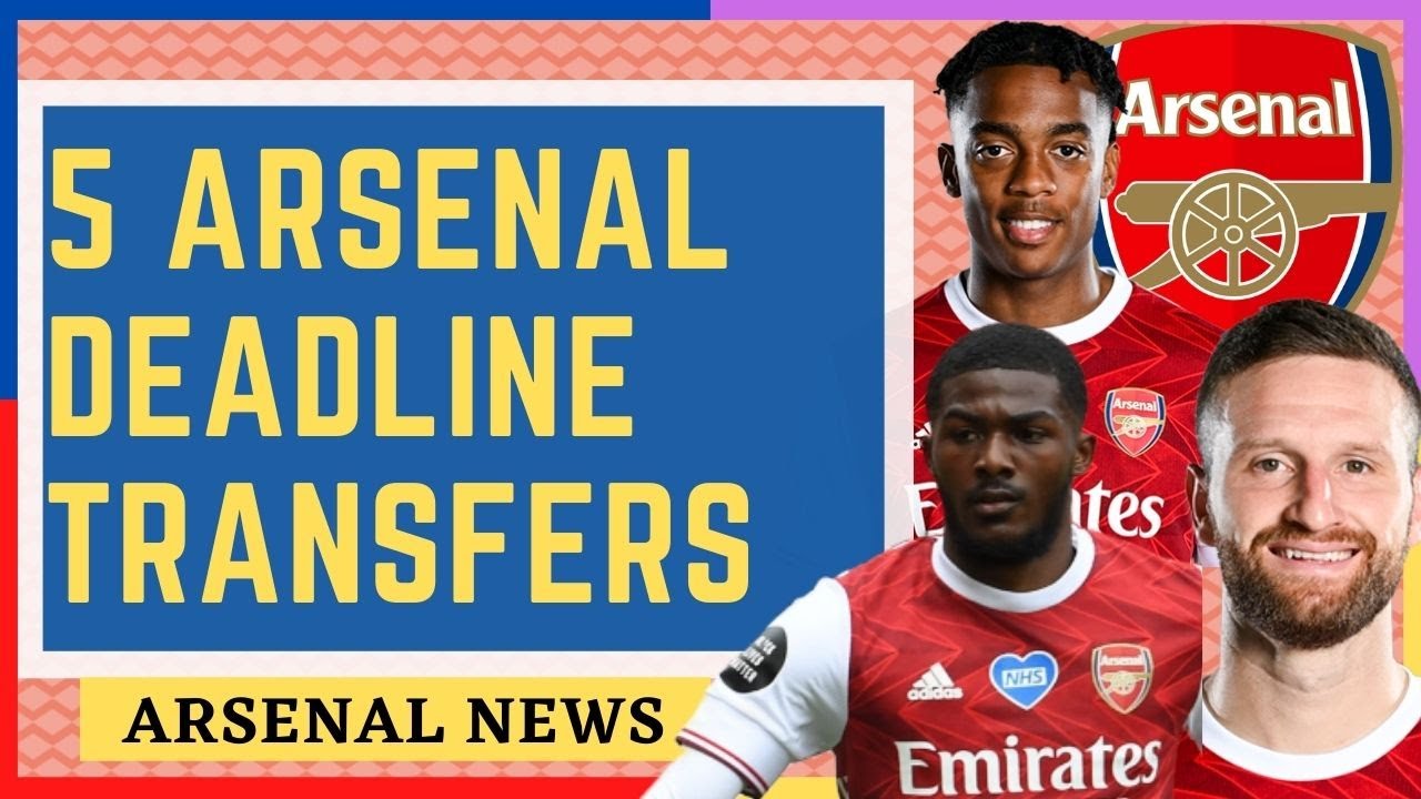 Arsenal Completes 5 Five Transfers On DeadLine Day | Arsenal Transfer ...