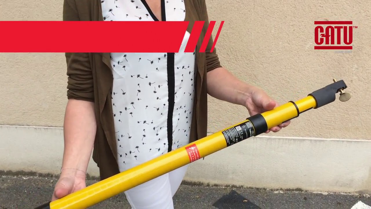 CATU telescopic insulating sticks CE 2 series - YouTube