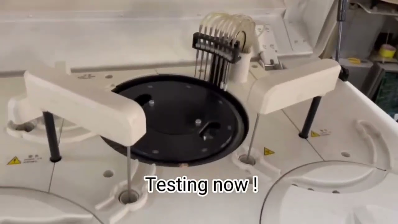 Mindray BS-380 Chemistry Analyzer Testing video - YouTube